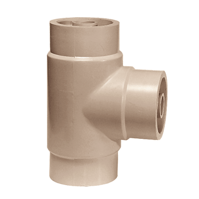 Asahi/America Duo-Pro, Polypropylene 10" x 14" Tee 150 psi - 5201702 ...