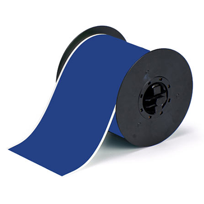 Hi-Performance Tape, Low-Halide Polyester, 4.000" x 100', Blue, B-569 ...