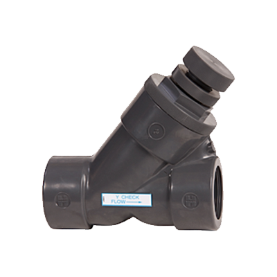 1" Hayward Series SLC Spring-Loaded Y-Check Valve, Threaded End ...